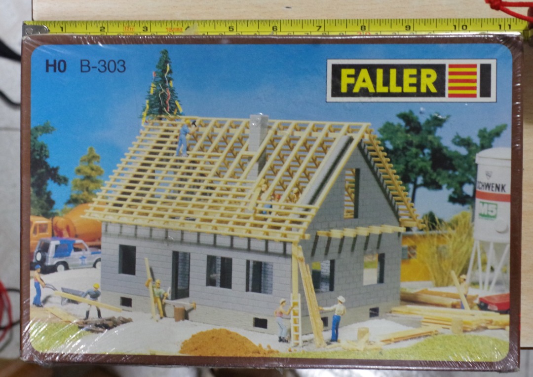 絕版-factory seal-Faller-B-303-HO-1/87-Single Family Home IN Structure -made in germany-M-300, 興趣及 ...
