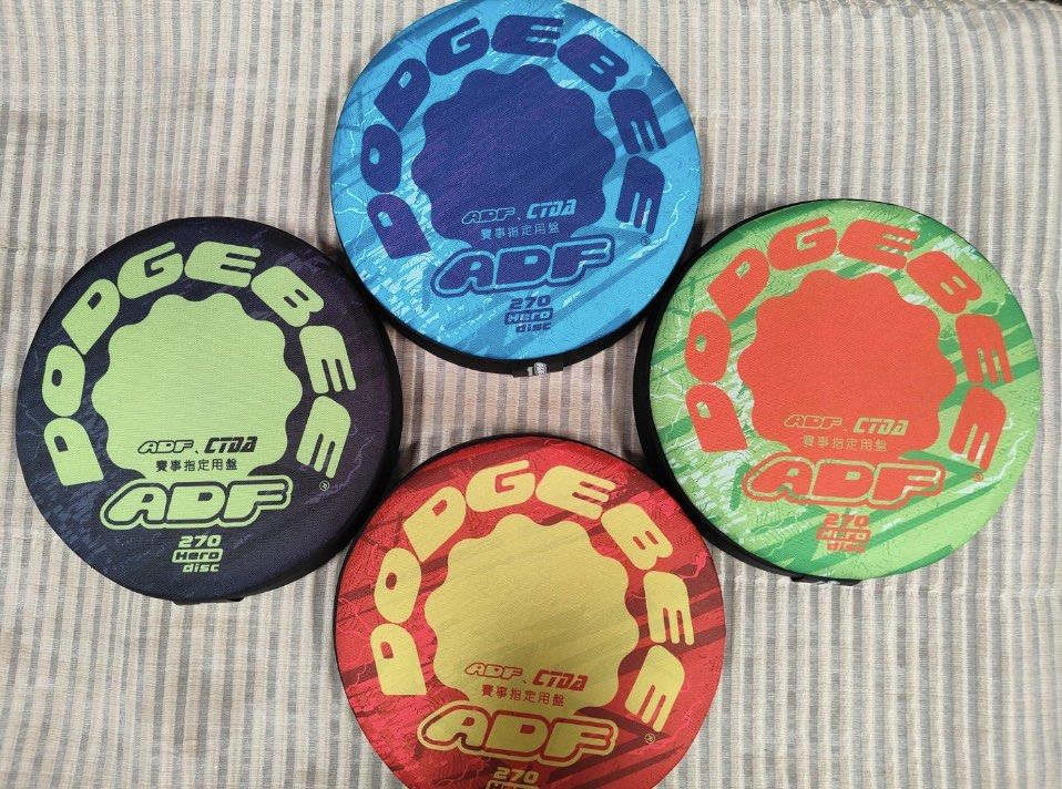 Flying disc 飛盤 躲避飛盤 現貨 原廠公司貨 DODGEBEE 軟式 躲避飛盤 賽事指定用飛盤 運動飛盤 比賽專用盤, 體育器材 ...