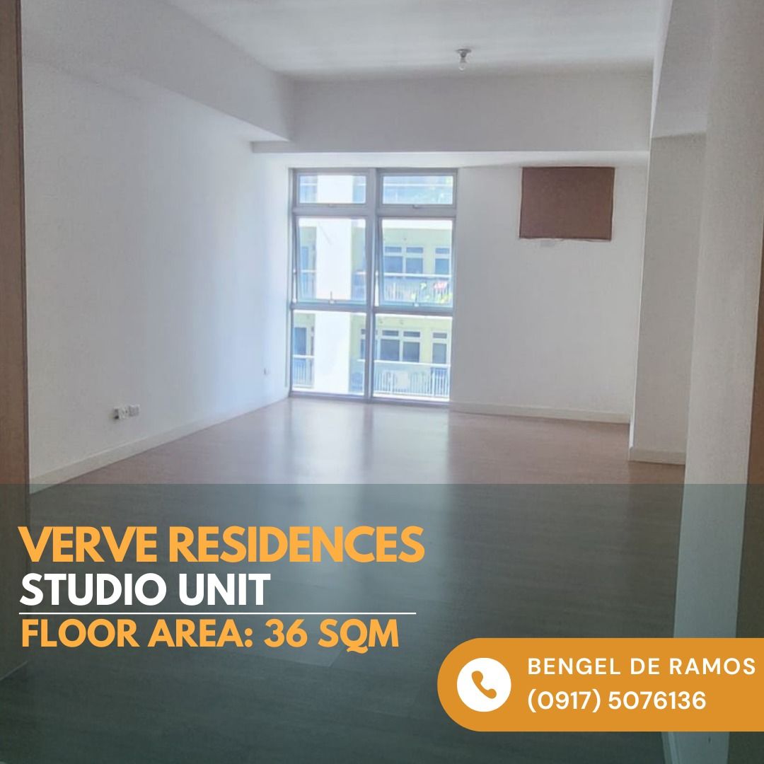 FOR SALE | Studio Unit In Verve Residences Tower 1, Property, For Sale ...