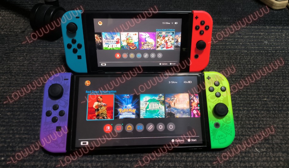 For Sale Switch Oled | V2 128gb Jailbroken JB, Video Gaming, Video Game ...
