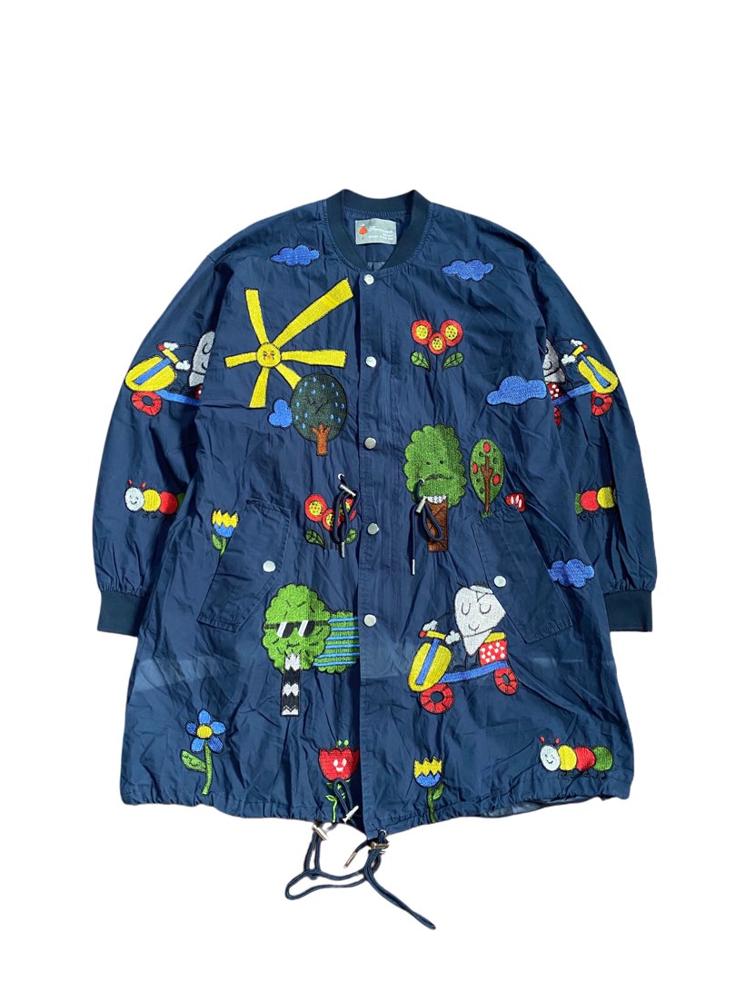 Formosa Long Jacket w/ Beautiful All Over Patches Design, Men's Fashion ...