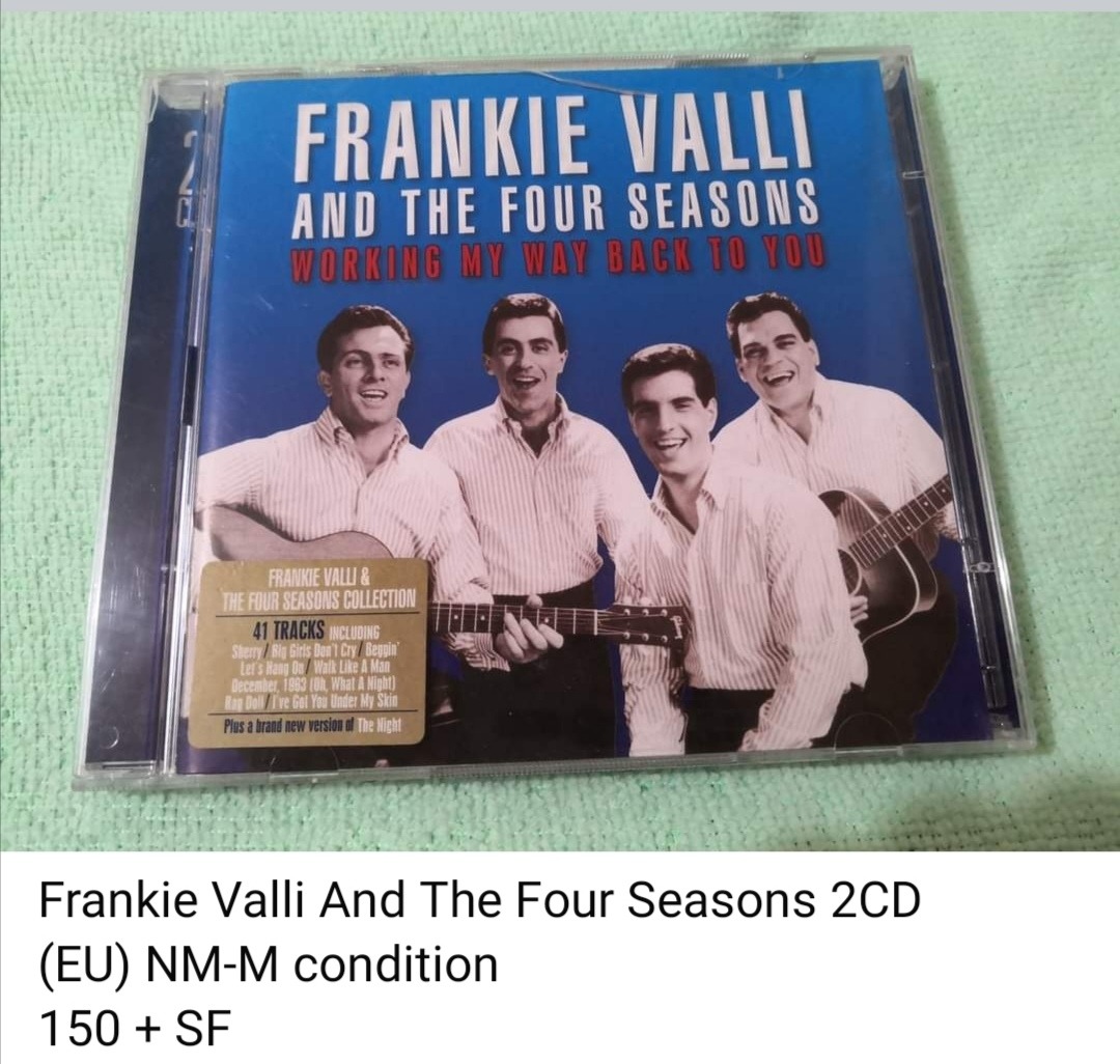 Frankie Valli And The Four Seasons 2CD (unsealed), Hobbies & Toys ...