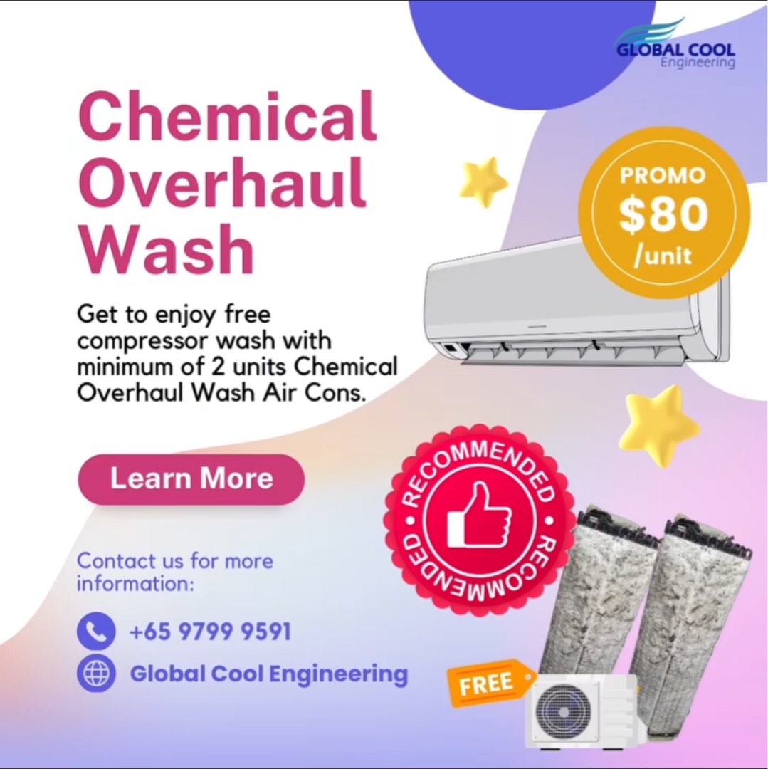 Free Compressor Wash with every 2 units Chemical Overhaul #Chemical ...
