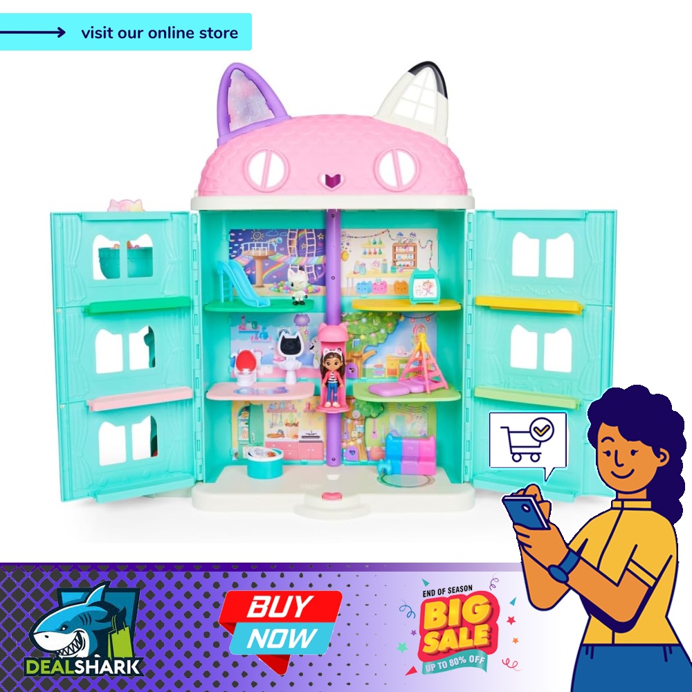 Gabby's Gabbie's Dollhouse Large Cat House (Large cat house) doll house ...