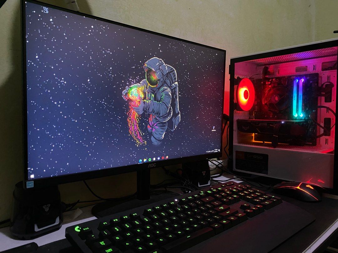 Gaming PC used complete set, Computers & Tech, Desktops on Carousell