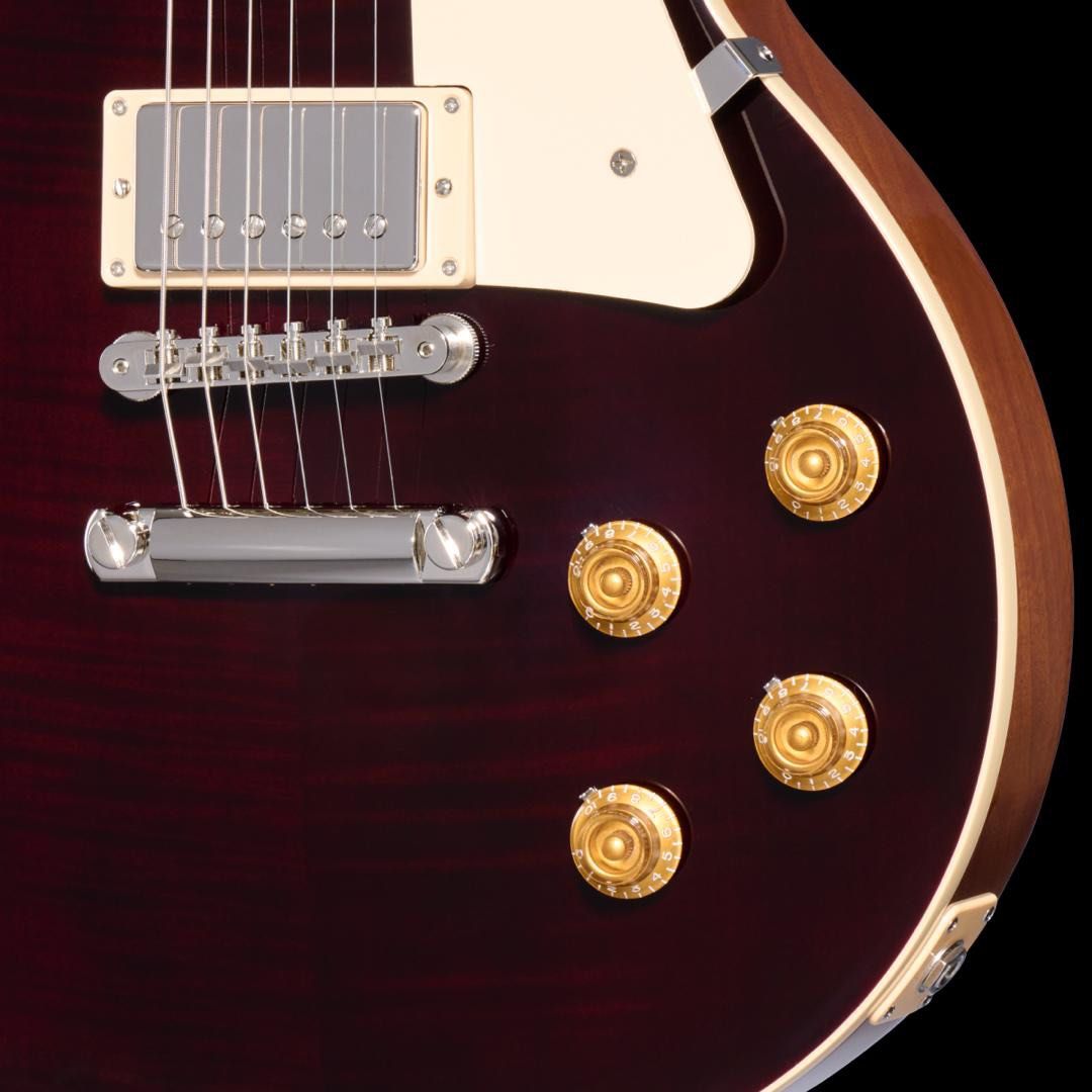 GIBSON LES PAUL STANDARD 50S FIGURED TOP ELECTRIC GUITAR - TRANS ...