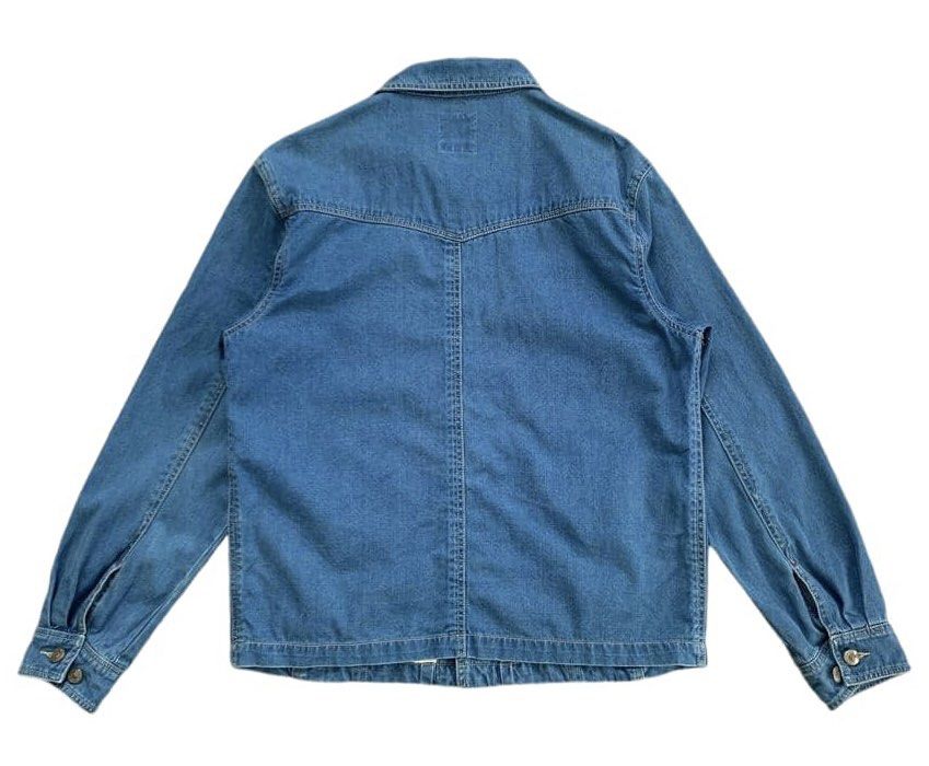 GS G-Stage Jeans Pleated Centre Style Jacket, Men's Fashion, Coats ...