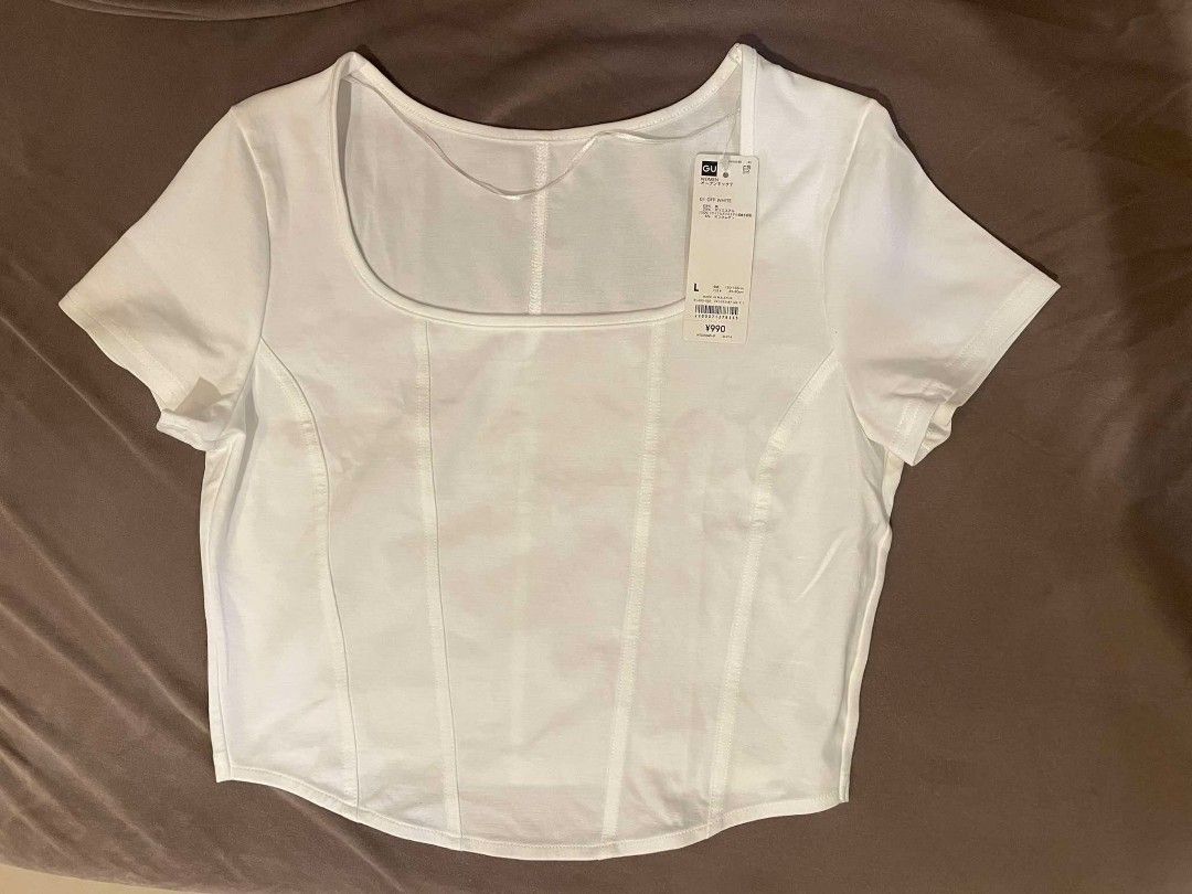 GU Japan Cropped Top, Women's Fashion, Tops, Shirts on Carousell