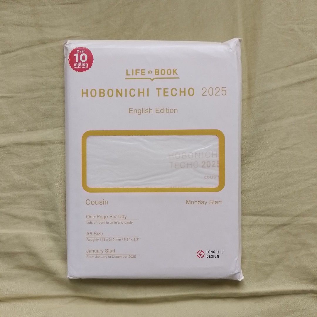 Hobonichi Techo Cousin Planner 2025, Hobbies & Toys, Stationary & Craft ...