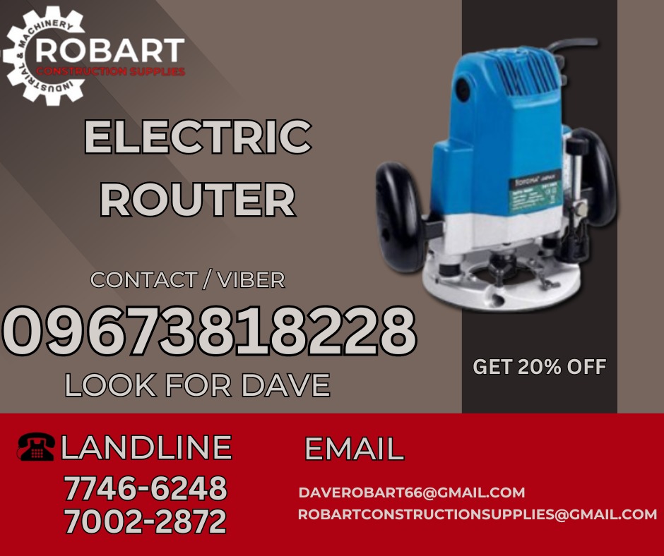 HOYOMA ELECTRIC ROUTER, Commercial & Industrial, Industrial Equipment ...
