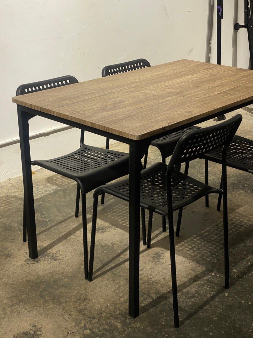 IKEA ADDE & set, Furniture & Home Living, Furniture, Tables & Sets on ...