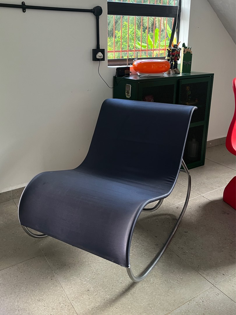 IKEA EMMABO ROCKING CHAIR, Furniture & Home Living, Furniture, Chairs ...