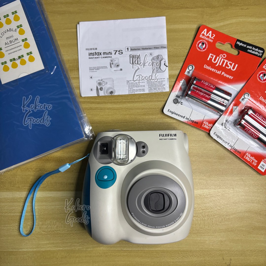 Instax Mini 7S Camera (Blue), Photography, Cameras on Carousell