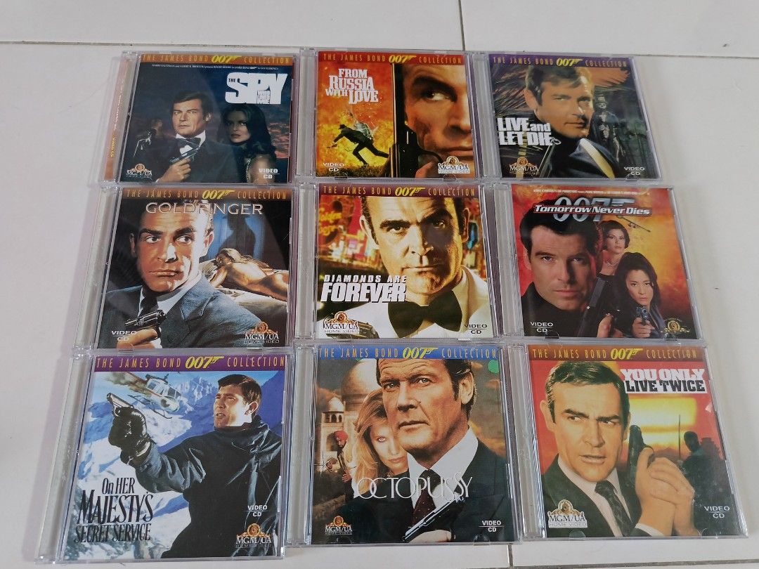 Vintage James Bond VCD collection, Hobbies & Toys, Collectibles ...