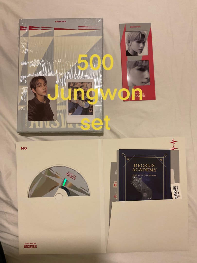JUNGWON SET with album ENHYPEN, Hobbies & Toys, Memorabilia ...