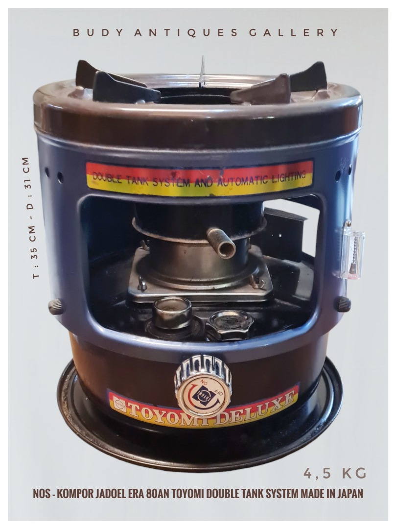 Kompor Enamel Jadoel Toyomi Double Tank System Made In Japan - NOS ...