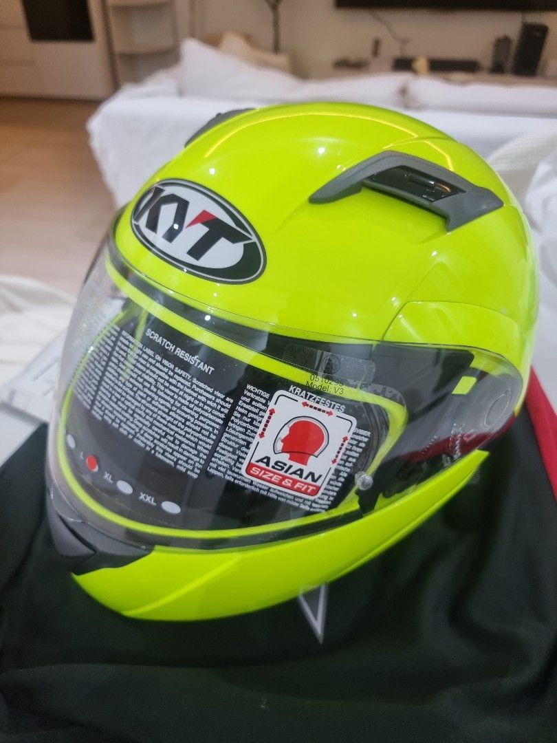 Kyt helmet full face helmet size M (brand new), Motorcycles, Motorcycle ...
