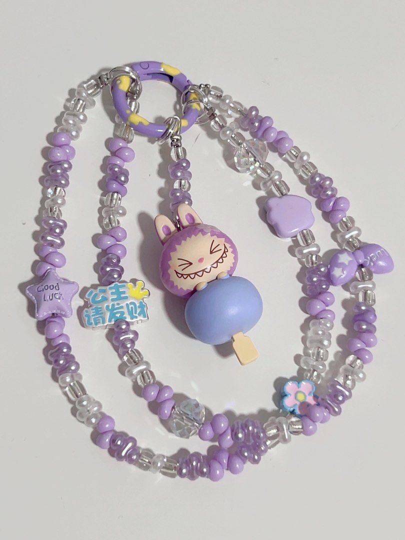 Labubu Phone Chain, Hobbies & Toys, Stationery & Craft, Handmade Craft ...