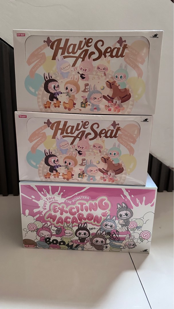 Labubu v2 1 set isi 6 character original popmart thailand 100%, Toys ...