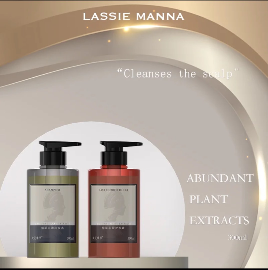 Lassie Manna Shampoo & Conditioner, Beauty & Personal Care, Hair ...