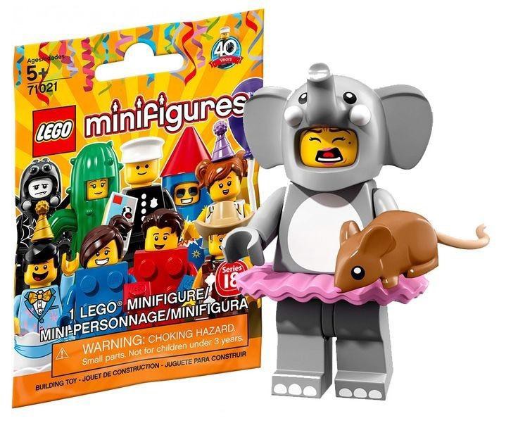lego minifigures series 18 Elephant guy, Hobbies & Toys, Toys & Games ...