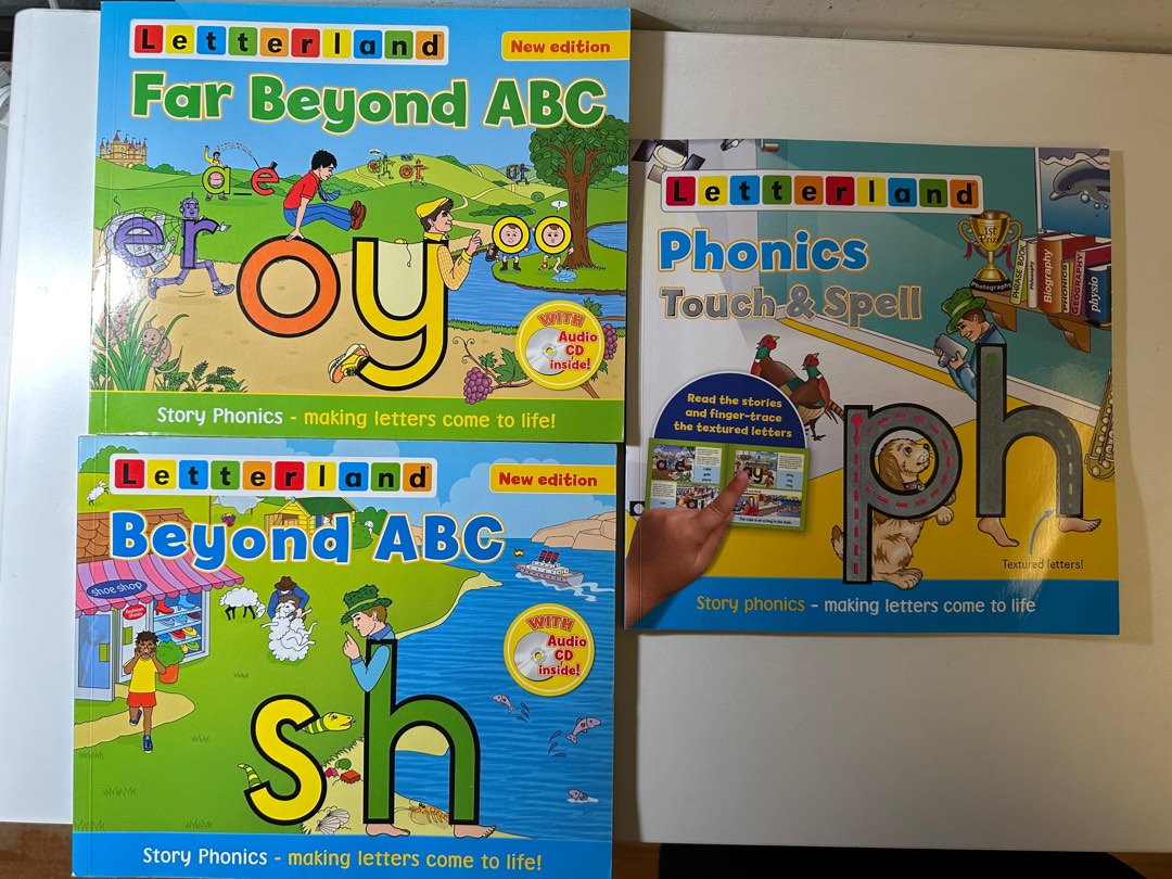 Letterland beyond ABC, far beyond ABC, touch and spell Phonics, 興趣及遊戲 ...