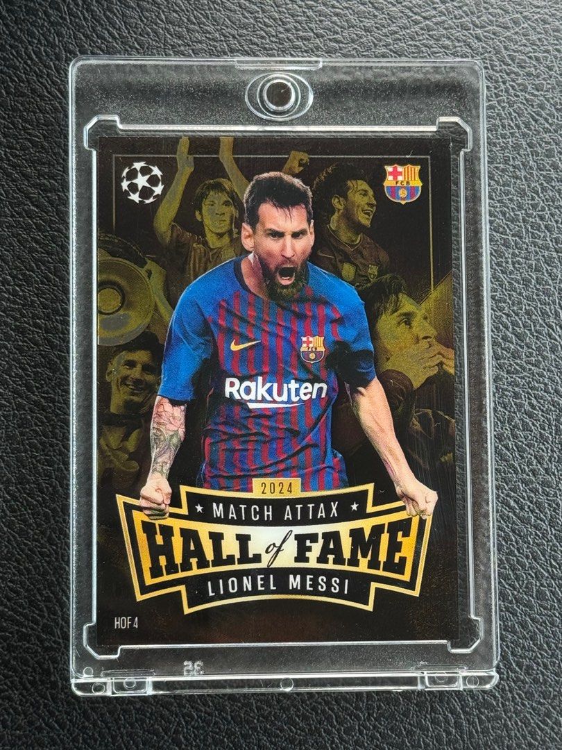Lionel Messi HALL OF FAME 2024-2025 TOPPS MATCH ATTAX, Hobbies & Toys ...