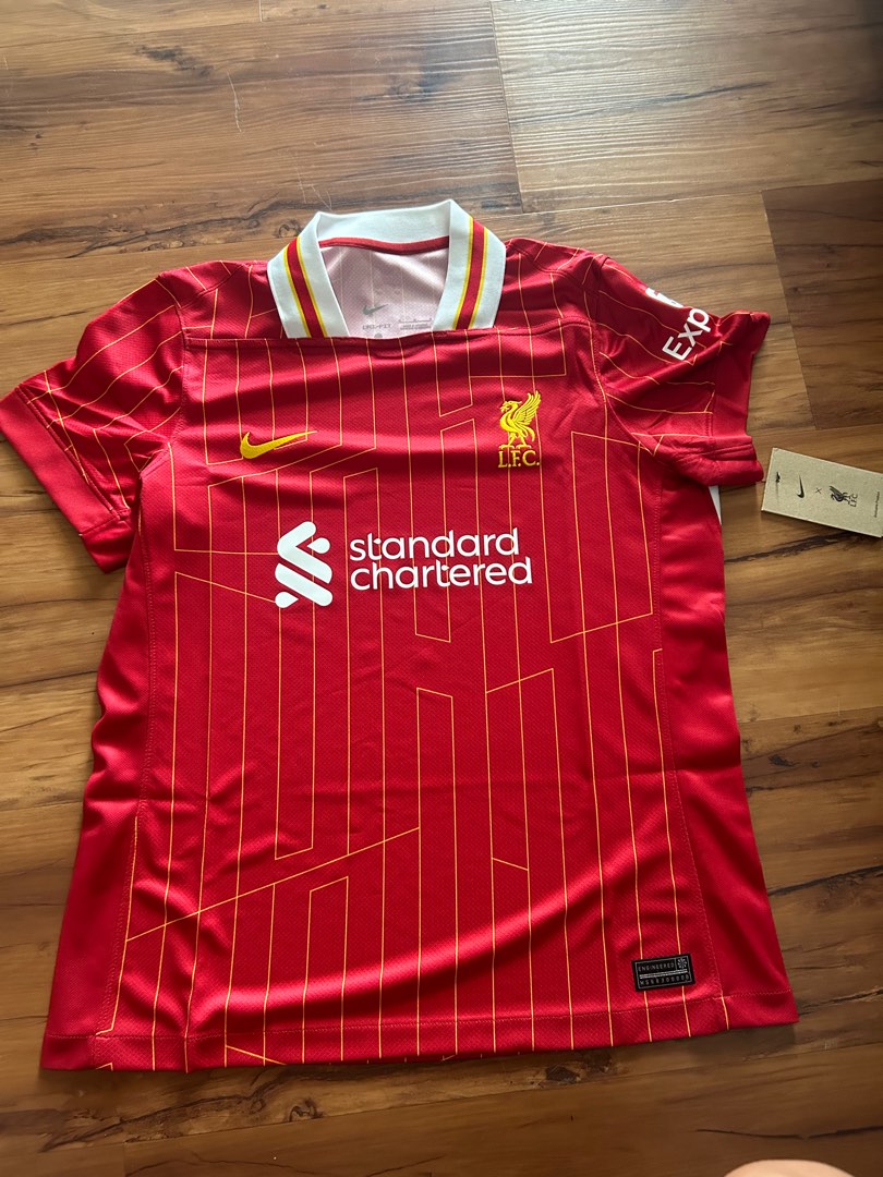 Liverpool 24/25 Home Kit , Men's Fashion, Activewear on Carousell