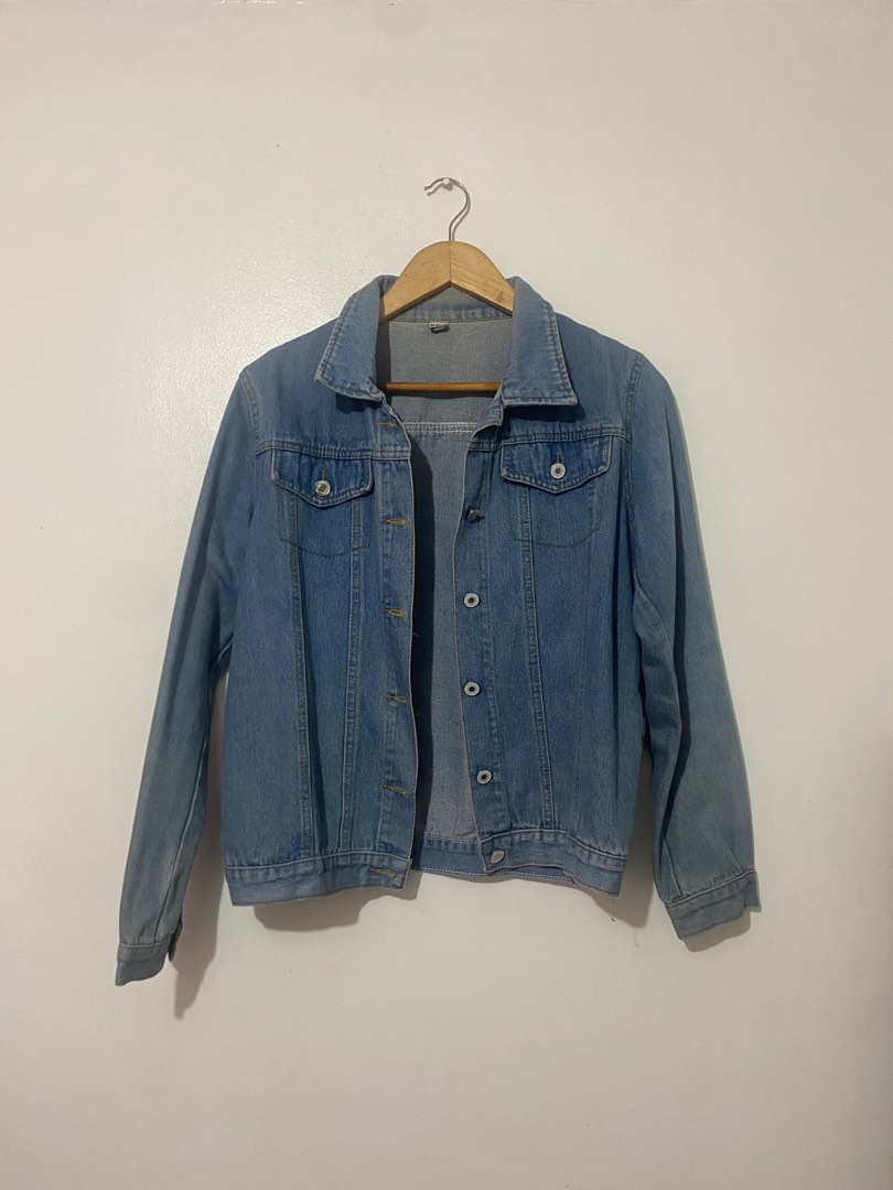 Maong Jacket, Women's Fashion, Coats, Jackets and Outerwear on Carousell