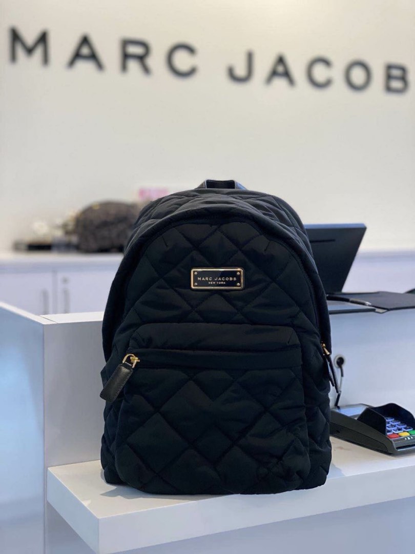 Marc Jacobs Quilted Large Backpack, Women's Fashion, Bags & Wallets ...