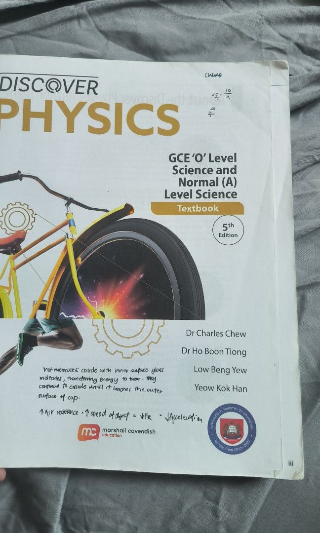 MARSHELL CAVENDISH Discover Physics Textbook O/N levels G2&G3, Hobbies & Toys, Books & Magazines ...