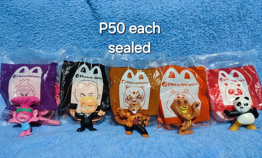 Mcdo & Dreamworks Character Toys, Hobbies & Toys, Toys & Games on Carousell