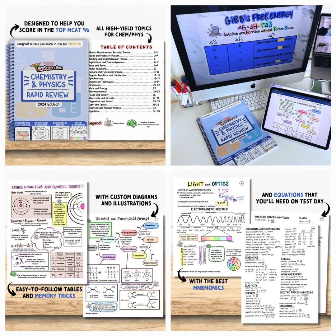 MedSchoolBro MCAT Study Guides (Digital PDFs Only), Hobbies & Toys ...