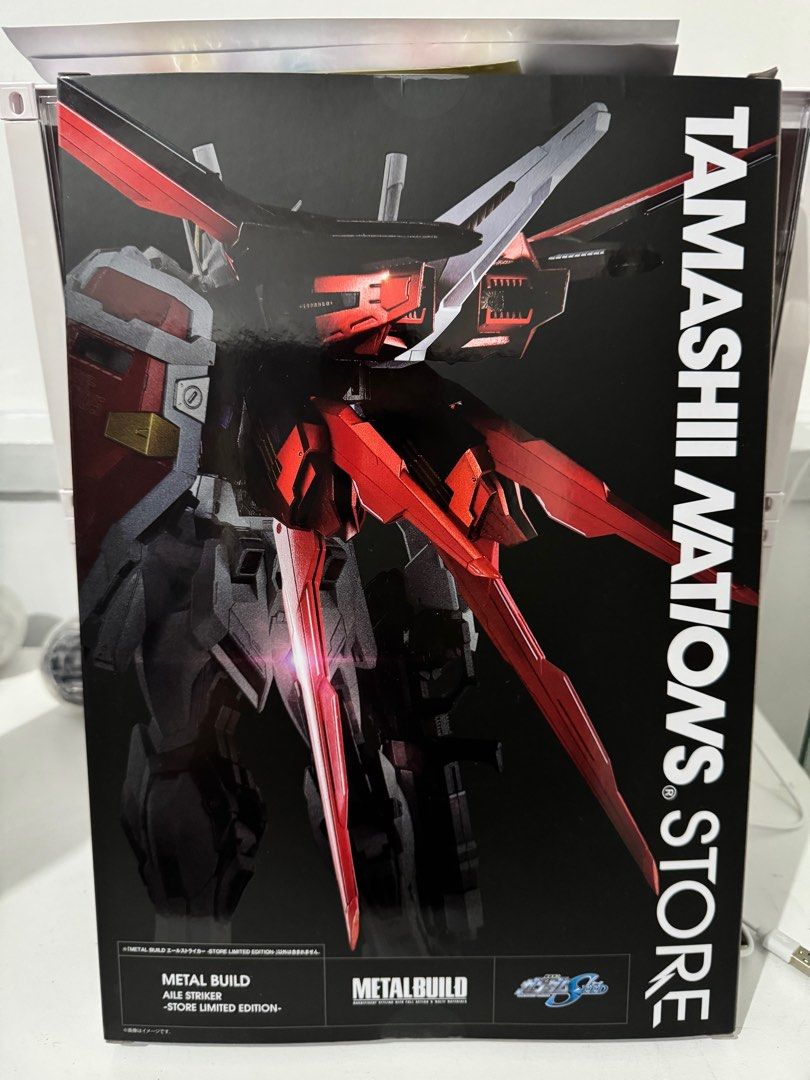 METAL BUILD Strike Gundam Heliopolis Rollout Version with Aile Striker ...