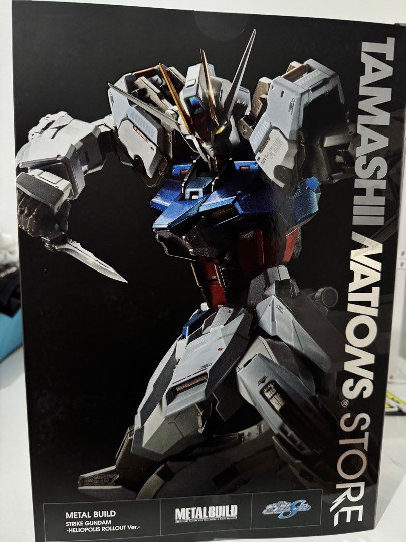 METAL BUILD Strike Gundam Heliopolis Rollout Version with Aile Striker ...