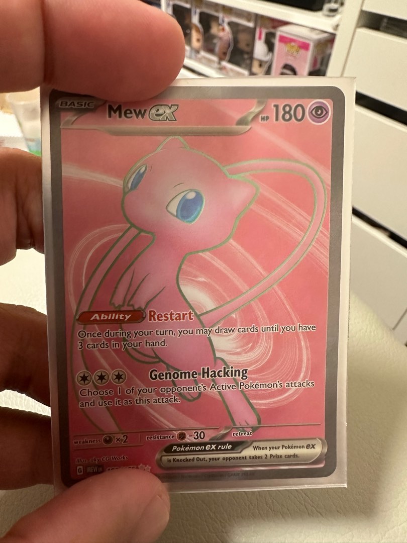 Mew ex - 193/165 - Full Art Secret Rare, Hobbies & Toys, Toys & Games ...