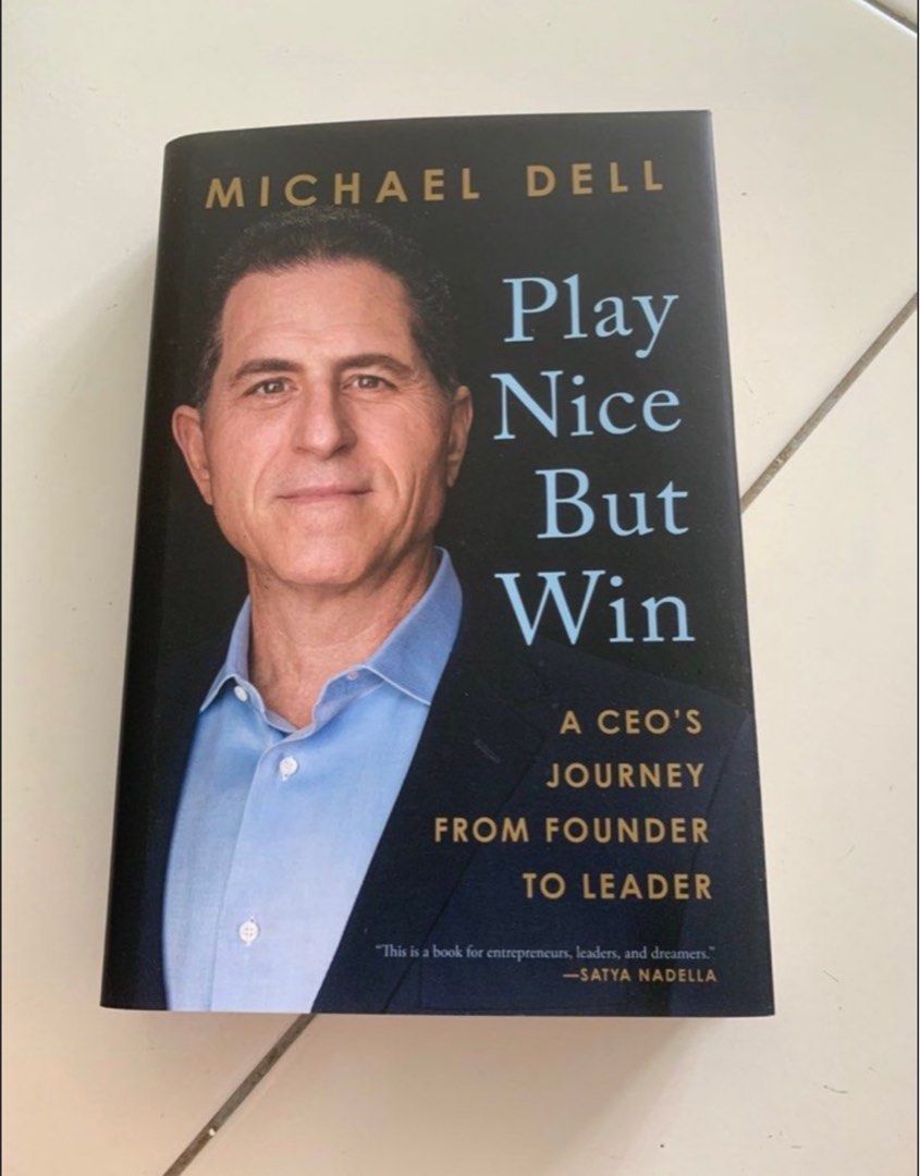 Michael Dell New Book - Play Nice But Win Book (original price is RM105 ...