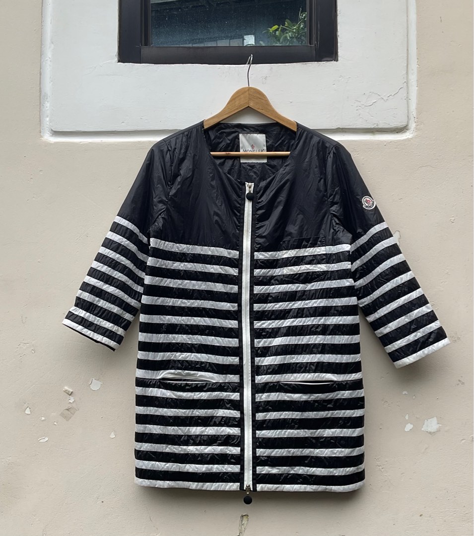 MONCLER SEMI PUFFER PARKE JACKET, Women's Fashion, Coats, Jackets and ...