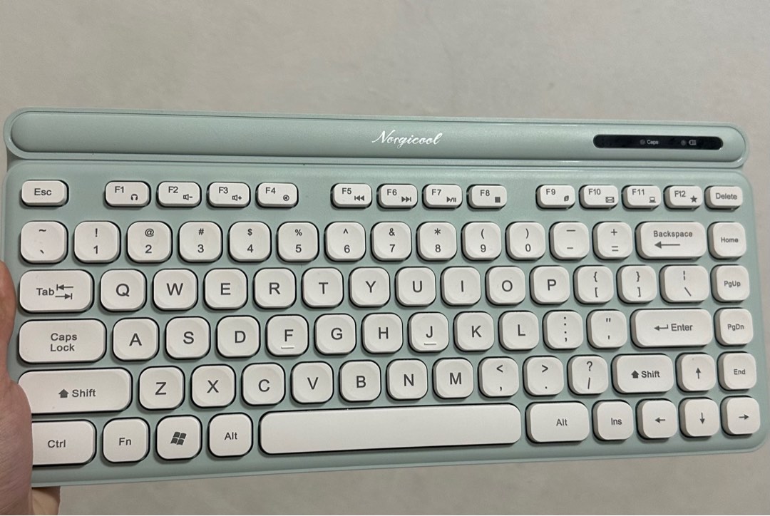 NORGICOOL NK01W WIRELESS KEYBOARD, Computers & Tech, Parts ...