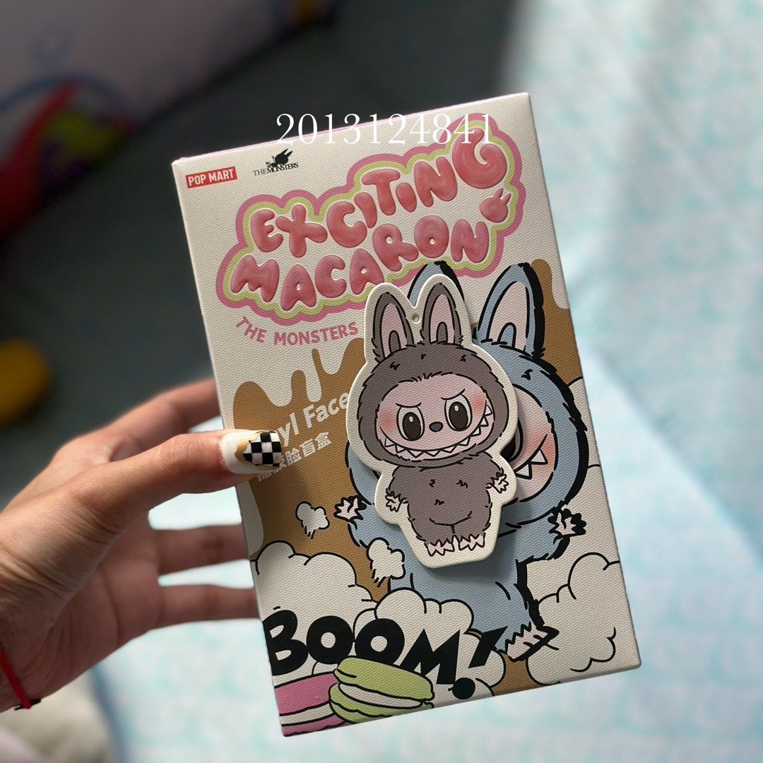 On hand! Labubu V1 Exciting Macaron - Sesame Bean, Hobbies & Toys, Toys & Games on Carousell