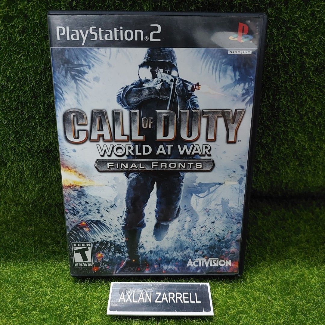 Original PS2 Game Call Of Duty World At War Final Fronts, Video Gaming ...