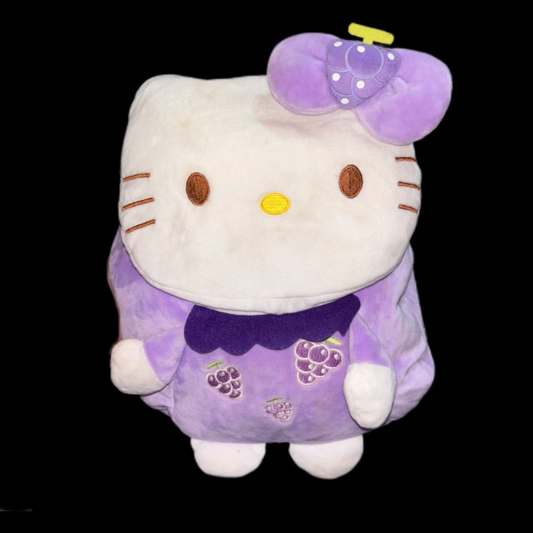 original sanrio hello kitty grapes theme kids backpack, Babies & Kids ...