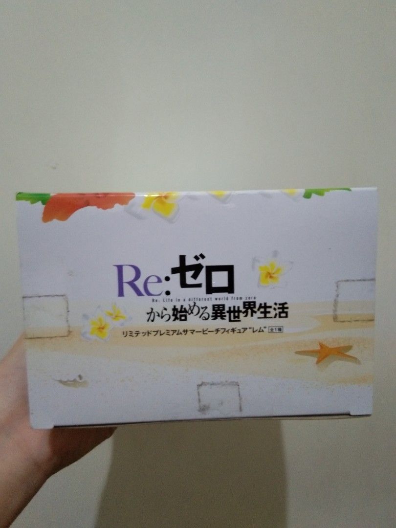 Original SEGA LPM Re Zero Rem Summer Beach Figure Cute Kawaii Pretty ...