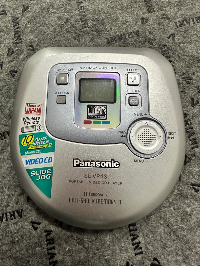 Panasonic vcd discman player body only, Audio, Portable Music Players ...