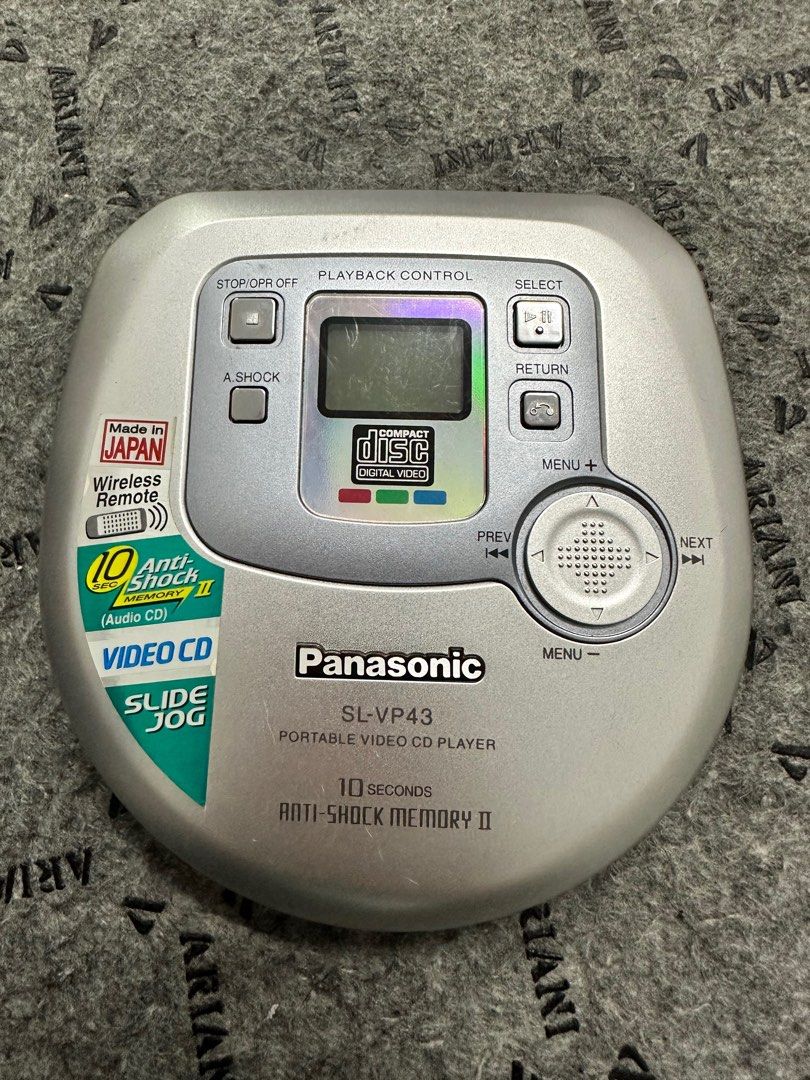 Panasonic vcd discman player body only, Audio, Portable Music Players ...