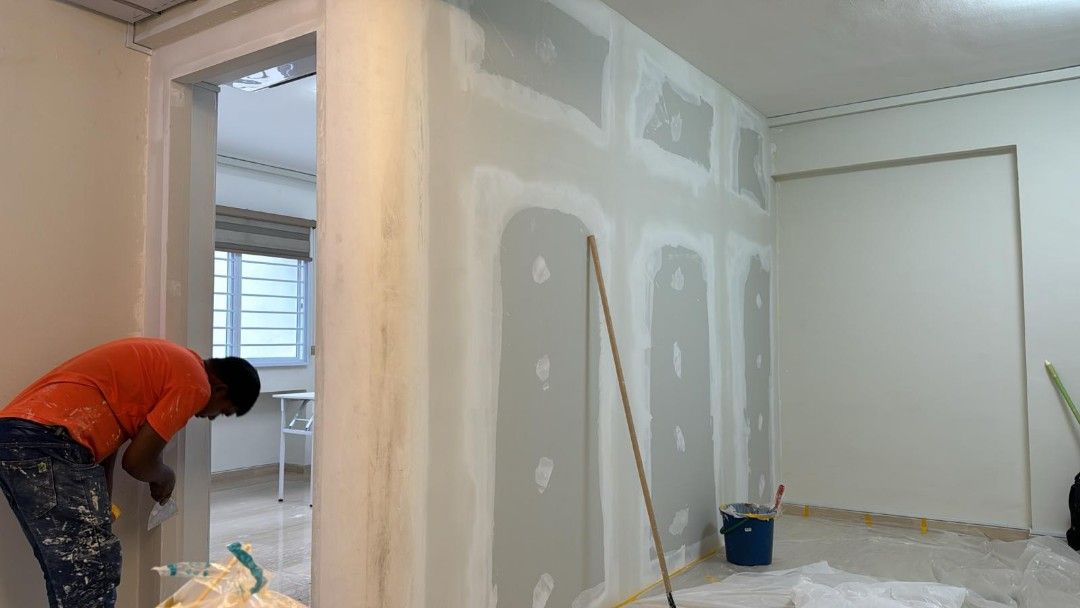 Partition wall & Door install ,false wall, wall Edge curve, wall corner ...