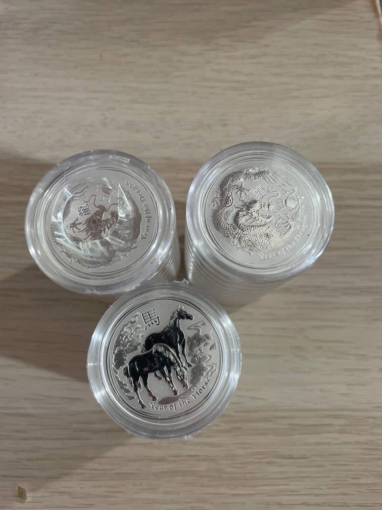 Perth Mint Lunar Series II 1/2 oz Silver Coin, Hobbies & Toys ...