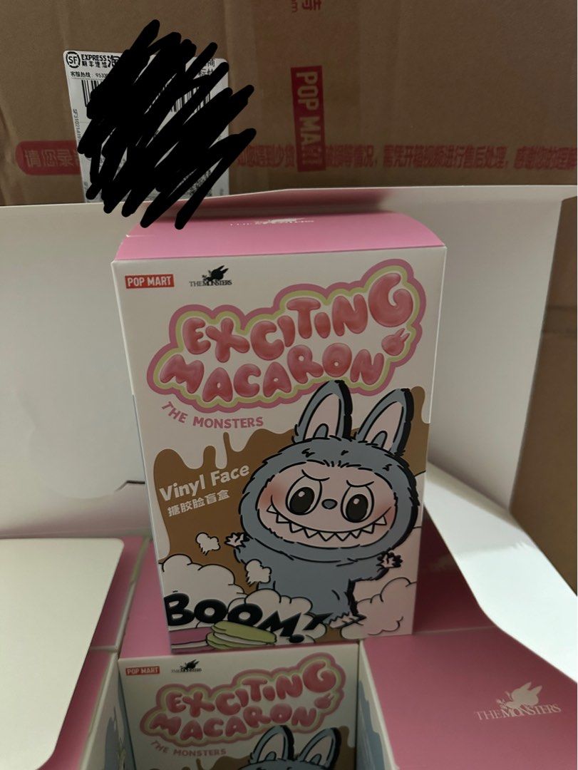 Popmart Labubu V1 Exciting Macaron keychain, Hobbies & Toys, Toys ...