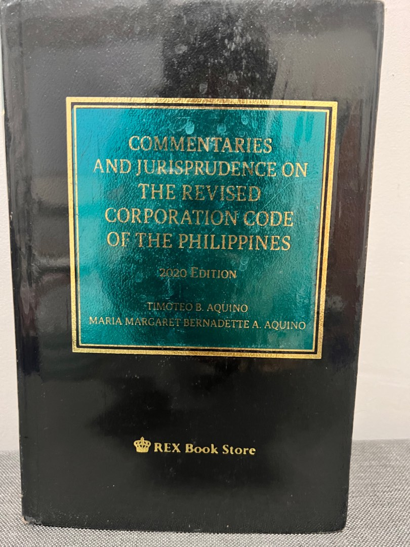 Revised Corporation Code Aquino 2020, Hobbies & Toys, Books & Magazines ...