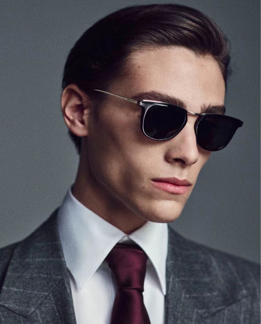 (Ready Stock) Saint Laurent [ SL 753 ] Sunglasses in Black and Silver ...